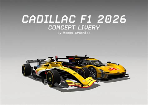 Cadillac 2026 F1 Concept Livery Behance