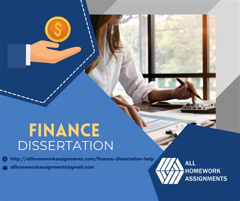 Finance Dissertation Help Allhomeworkassignments Medium