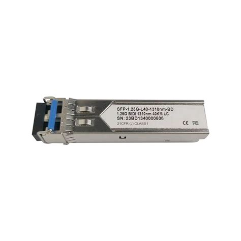 Gigabit Fiber Sfp Module 1 25g Single Mode Dual Fiber 40km Lc 1310nm Compatible With Multiple