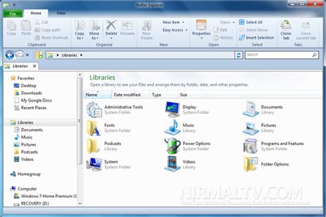 Windows 8 Ribbon Ui For Windows 7 Explorer