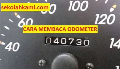 Cara Membaca Odometer Motor Gerai Otomotif