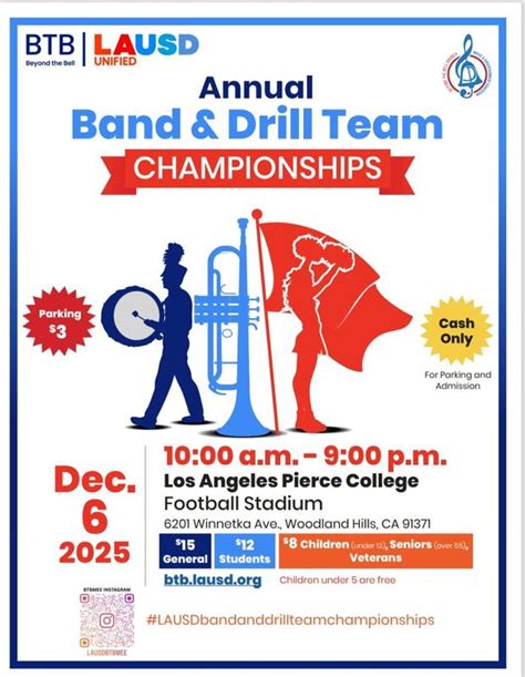 Band And Drill Team Annual Championship San Fernando Senior High