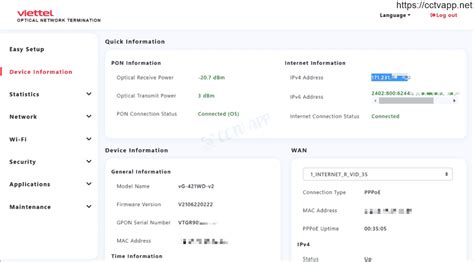 Mở Port Nat Port Modem Viettel Vg 421wd Application System