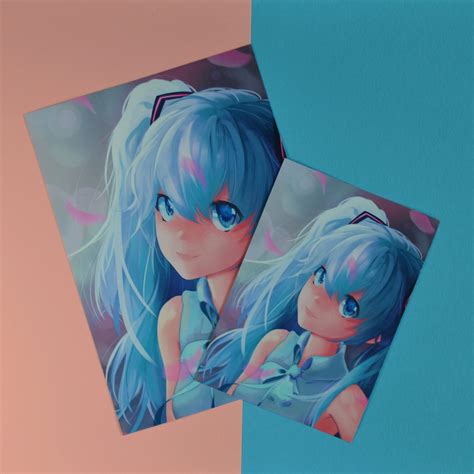 Hatsune Miku Art Print Etsy