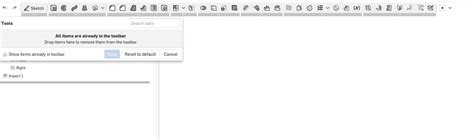 Customized Toolbar Onshape