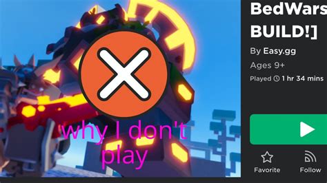 Why I Don T Play Roblox BedWars YouTube