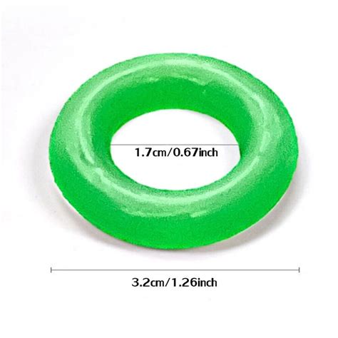 Silicone Mens Ejaculation Delay Enlargement Sex Ring Durable And Green