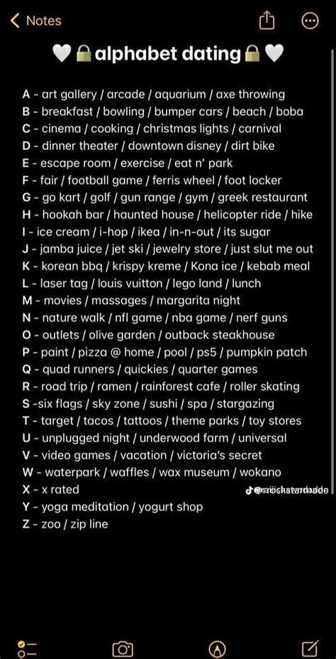 An Iphone Screen With The Textalphabet Datingon It