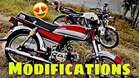 Modifications of Honda 70 Bike🔥stickering work done😍Rash driving on Murree Road💕 - YouTube