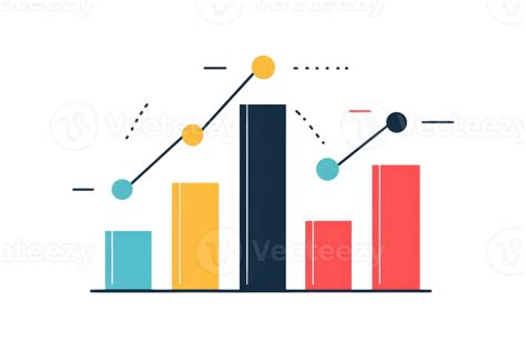 A Visual Representation Of A Bar Chart Showcasing Various Data Points Through Colored Bars And A