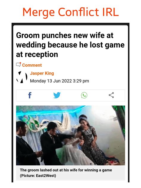 Literally A Merge Conflict R Programmerhumor