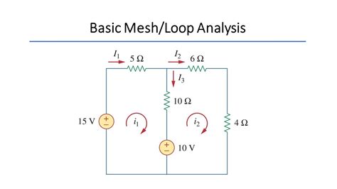 Basic Mesh Or Loop Analysis On Dc Circuits Sadiku Example 35 Youtube