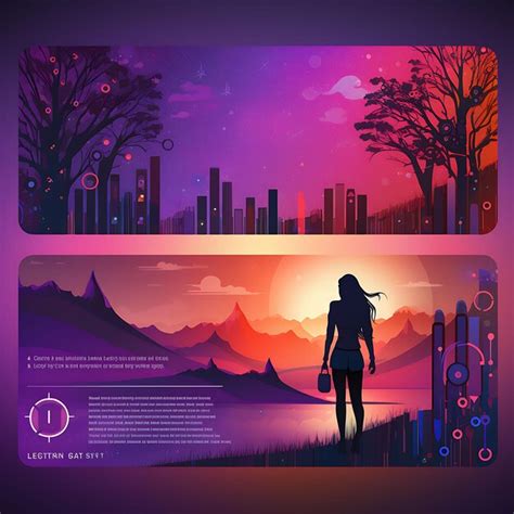 Premium Ai Image Set Of Data Privacy Tech Banner Ads Lock And