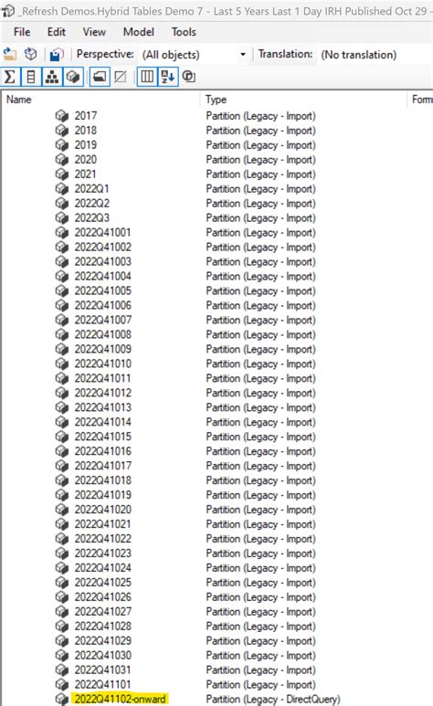 a look at automatic partition maintenance by power bi service for