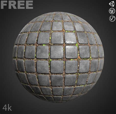 Old Concrete Pavement Grass Texture Pbr 4k Free By Free 3dtextureshd On