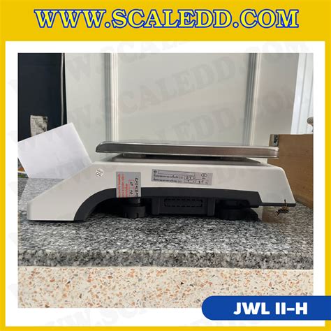 เครื่องชั่งดิจิตอล พิกัดน้ำหนัก 3kg ยี่ห้อ Jadever รุ่น Jwl Ii H ค่าละเอียด 0 1g มีใบตรวจรับรอง
