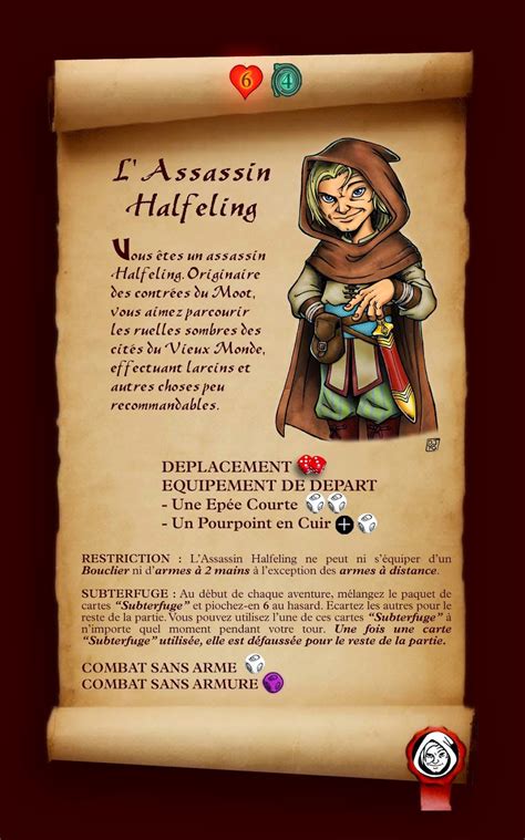 Heroquest Remaster Nouvel Heros L Assassin Halfeling