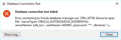 Connecting To Oracle Autonomous Databases FME Support Center