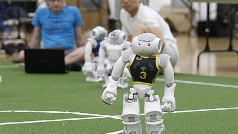 Ums Soccer Robots Play Host To National Humanoid Soccer Match Miami Herald