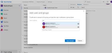 Manage User And Permissions In Azure DevOps Service