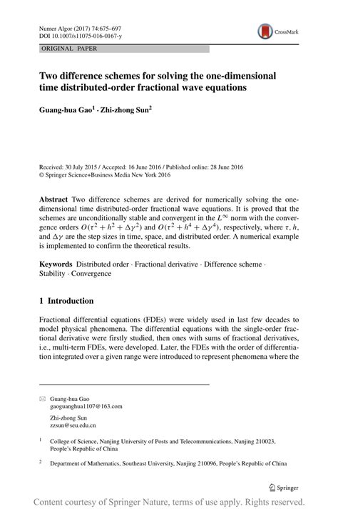 Two Difference Schemes For Solving The One Dimensional Time Distributed Order Fractional Wave