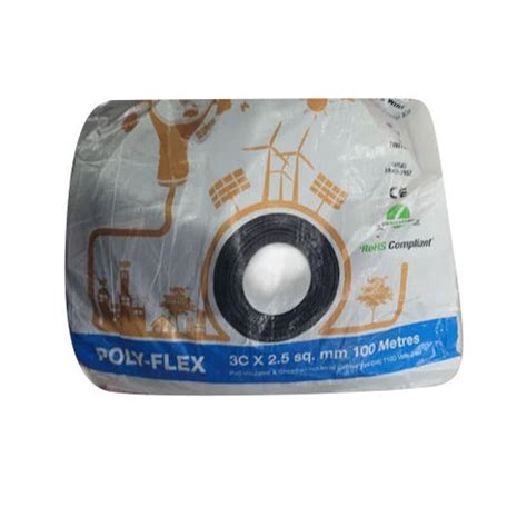 3 Core 2 5 Sq Mm Copper Flexible Cable Color Black At Best Price In Delhi Navrang Electricals