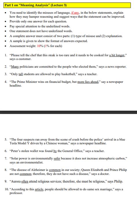 Part 1 On Meaning Analysis Lecture 3 You Need To