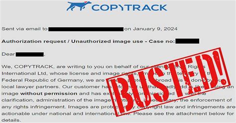 My Experience With Copytrack WENN Rights International Ltd Benjamin Spider