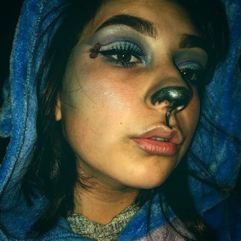 Eeyore Inspired Look Funky Makeup Halloween Makeup Stitches Makeup