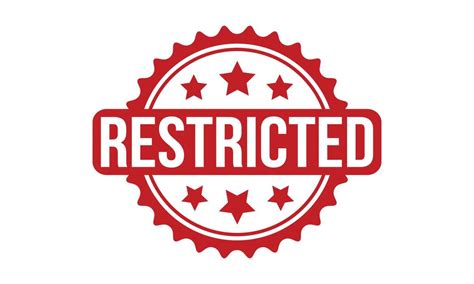 Restricted Logo Vector Art Icons And Graphics For Free Download