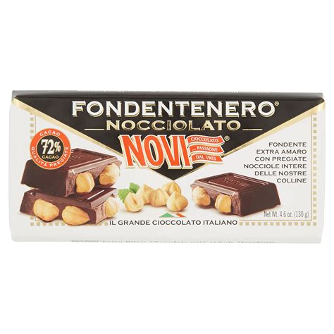 Novi Chocolate | Novi Fondentenero Hazelnut | Novi Italian Chocolate ...