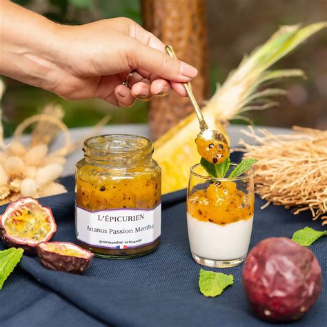 Pineapple Passion Fruit Mint Jam LÉpicurien