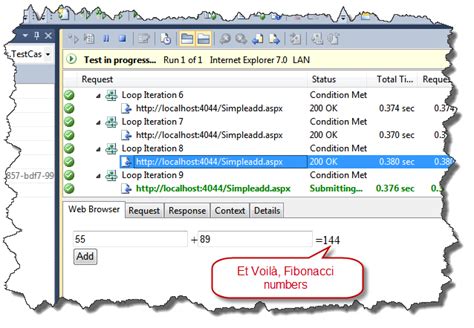 Advanced Capability In Web Performance Test Of Vs2010 • Codewrecks