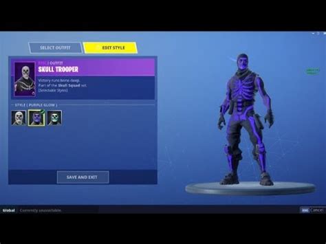 How To Get Purple Skull Trooper Youtube