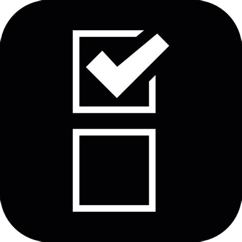 Check Boxes In A Rounded Square Download Free Icons