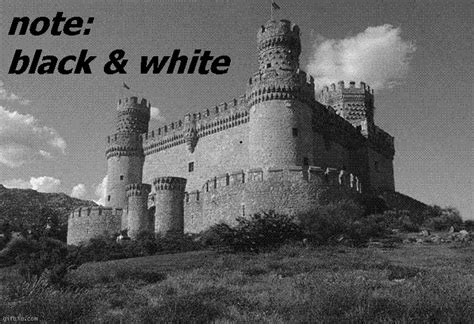 Castle Black And White