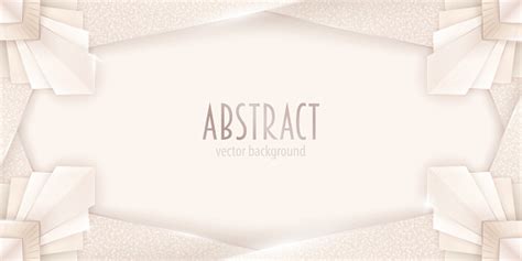 벡터 추상 빛나는 고급 종이 반짝이 황금 라인과 복사 공간 아르 데코 스타일의 배경을 잘라 초대 배너 또는 카드의 프리미엄 계층 3d 사실적인 현대 기하학적 템플릿 0명에