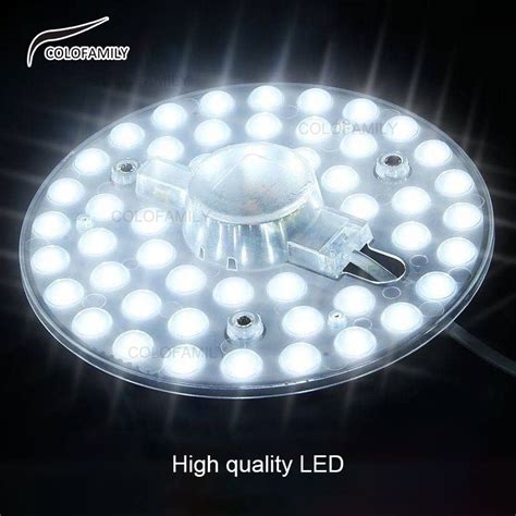 3 Color Led Ceiling Light Replacement Free Connector Round Square Lamp Magnet Light Living