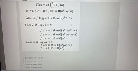 Solved The Recurrence Tn 2tn 2 N Describes The