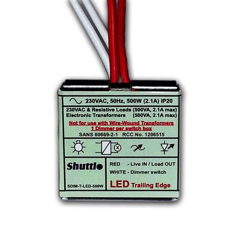 Shuttle Led Dimmer Module 500w Push Button Future Light Led