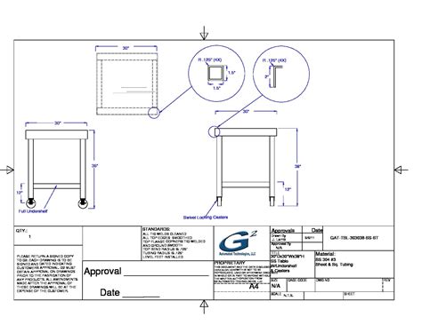Stainless Steel Mobile Tooling Table Endurasteel Stainless Steel Tables