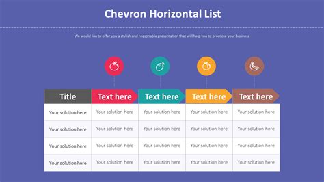 Chevron Smartart List