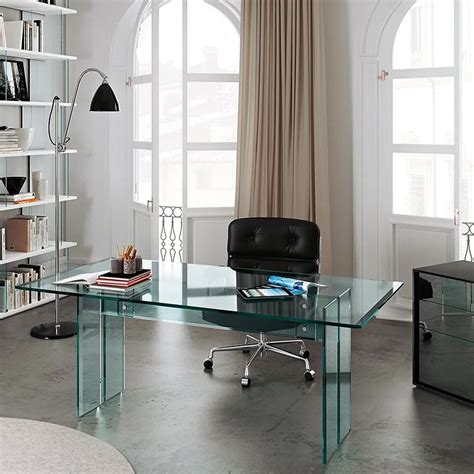 Modern Glass Desk Luxury Desks Glass Computer Desk Klarity Glass