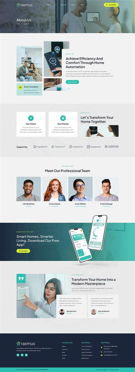 Raxmus Smart Home Automation Elementor Template Kit By Fox Creation
