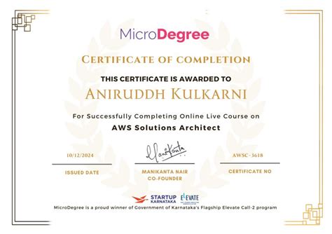 Aniruddh Kulkarni On Linkedin Aws Cloudcomputing Certification Amazonwebservices
