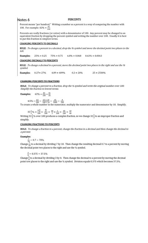 Notes 6 Math Elementary Notes Studocu