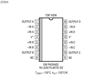 Lt1014 Datasheet And Product Info Analog Devices