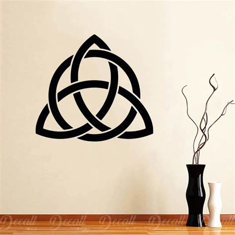 Triquetra Knot Circle Shape Trinity Triquetra Symbol Celtic Knot Wall