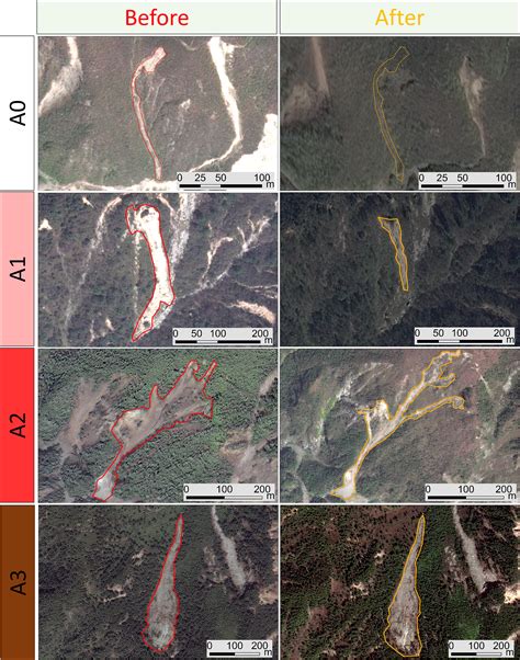 Essd Two Multi Temporal Datasets That Track The Enhanced Landsliding After The 2008 Wenchuan