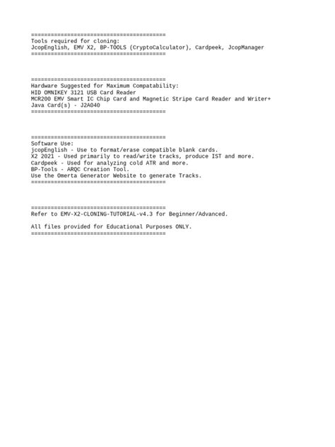 Software Tutorial Pdf